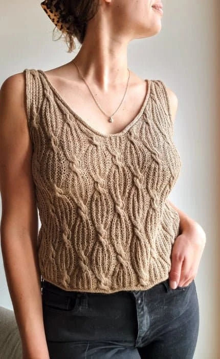 Minou Top - CASHMERE CLASSIC - Strickset - KNITTING DEER - OONIQUE